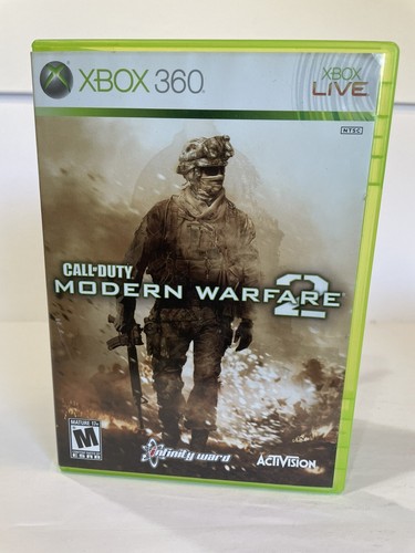 Call of Duty Modern Warfare 2 COD MW2 Microsoft XBOX 360 2009 Complete ...