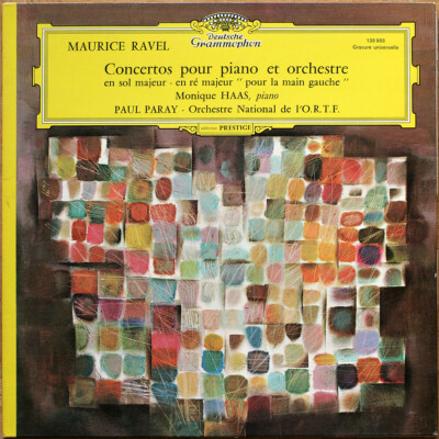 RAVEL • CONCERTO EN SOL • POUR LA MAIN GAUCHE • HAAS • PARAY • LP • EX ...