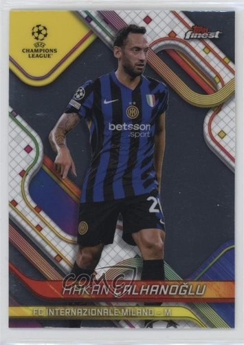 2024-25 Topps Finest UEFA Club Competitions Hakan Calhanoglu Çalhanoğlu ...
