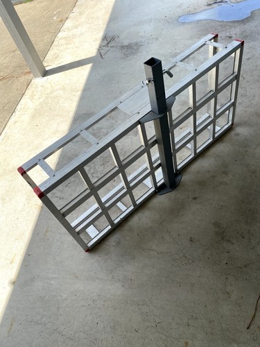 Haul-Master Aluminum Cargo Carrier 49x22.5x8 Hitch Mount 500lb Fits 2 ...