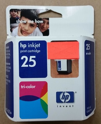 NEW HP 25 TriColor InkJet Printer Cartridge 51625A | eBay