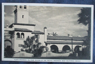 1930s Ensenada Baja California Mexico Playa Ensenada Hotel Postcard | eBay
