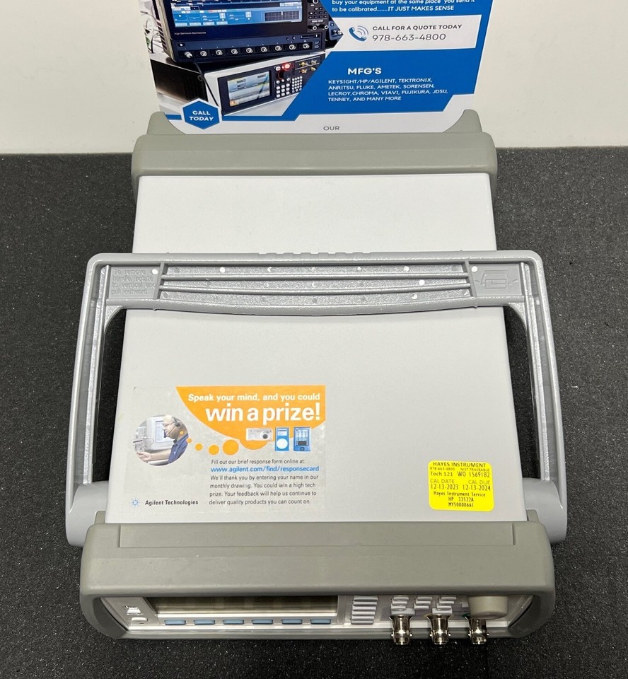 HP/Agilent/Keysight 33522A 30MHz Function / Arbitrary Waveform ...