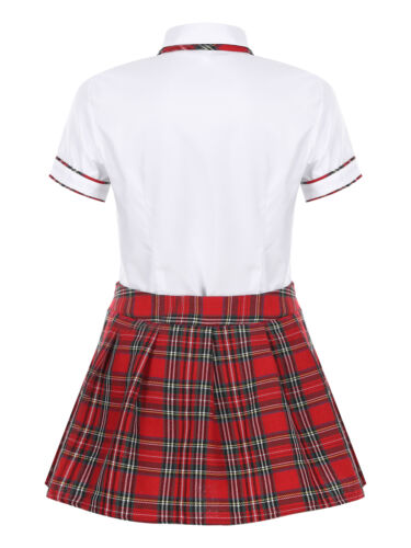 Sexy Damen Dessous Schulmädchen Uniform Cosplay Schüler Outfits Kostüm