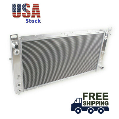 All Aluminum Radiator For 1999-2014 01 04 06 07 Chevy Silverado 1500 ...