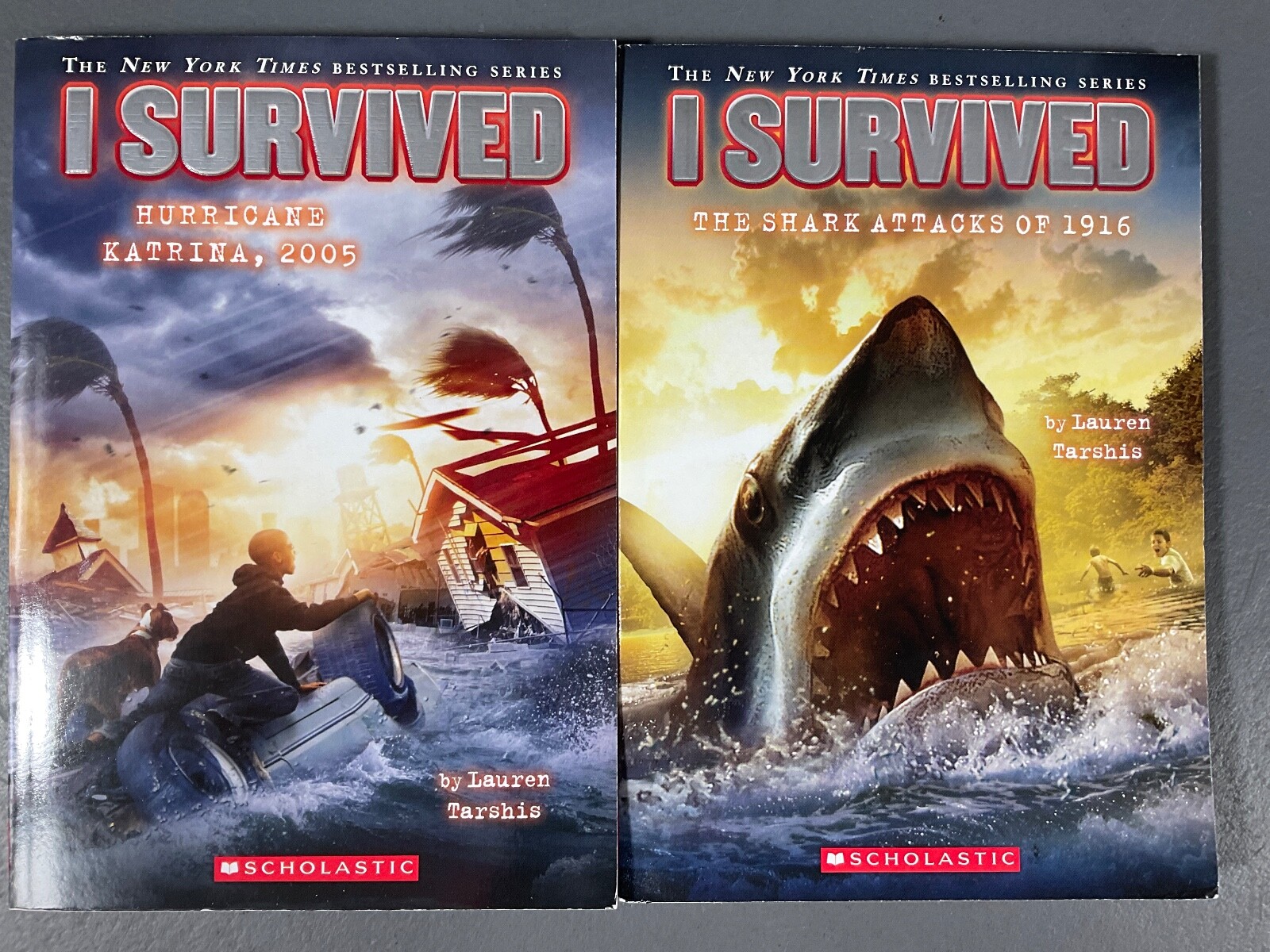I Survived Books Lauren Tarshis 2 Pack Scholastic Bestseller Historical ...
