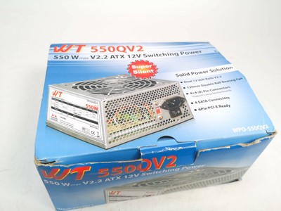 WinTech WPO-550QV2 550W Dual 12 Volt Rails V2.2 Power Supply 120 mm | eBay