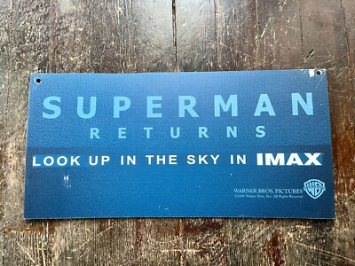 Superman Returns IMAX Small Poster Advertising Lobby Card Hollywood ...