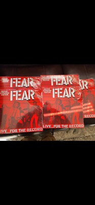 Fear Live For The Record - 3 Orange LP - LTD 100 Copies - Autographed ...