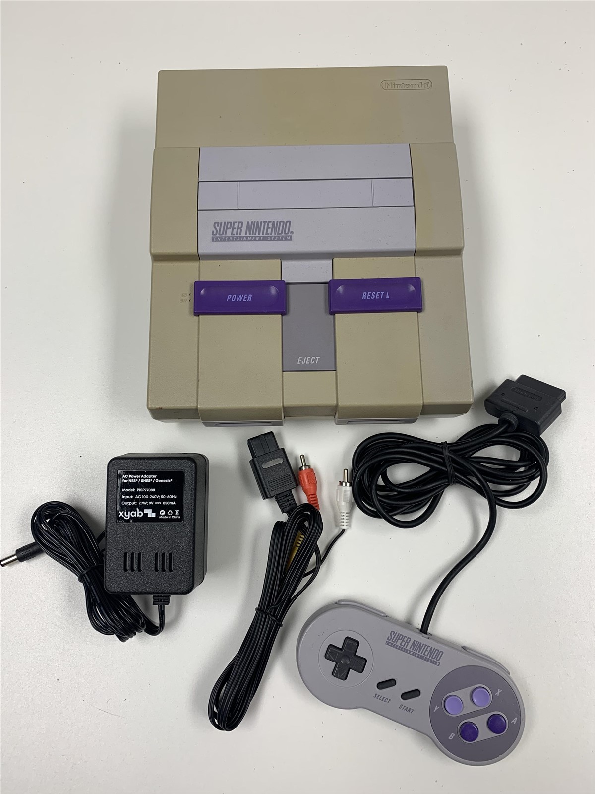 Nintendo Super Nintendo SNES Bundle - Console 1 Controllers Wiring ...