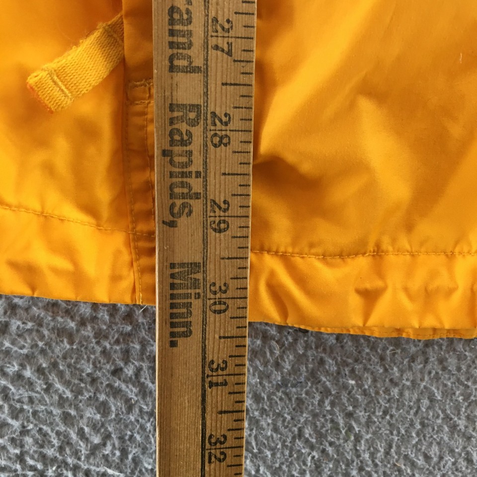 Columbia Jacket Womens XL Yellow Black Hooded Zip Front Nylon Outdoor ...