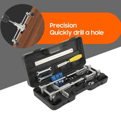 Lock Fitting Jig Kit - JIG1 Door Lock Mortiser Kit With 3 Cutters 18/22 ...