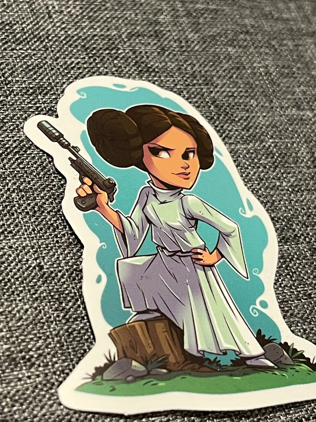 CARTOON STICKER stickers star wars disney jedi princess leia | eBay