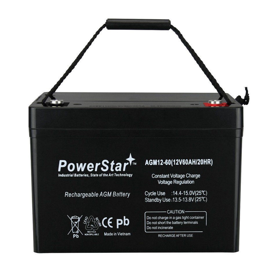 12V 60AH GROUP 34 REPLACEMENT SLA BATTERY FOR MK M34SLDG 20 HR RATE | eBay