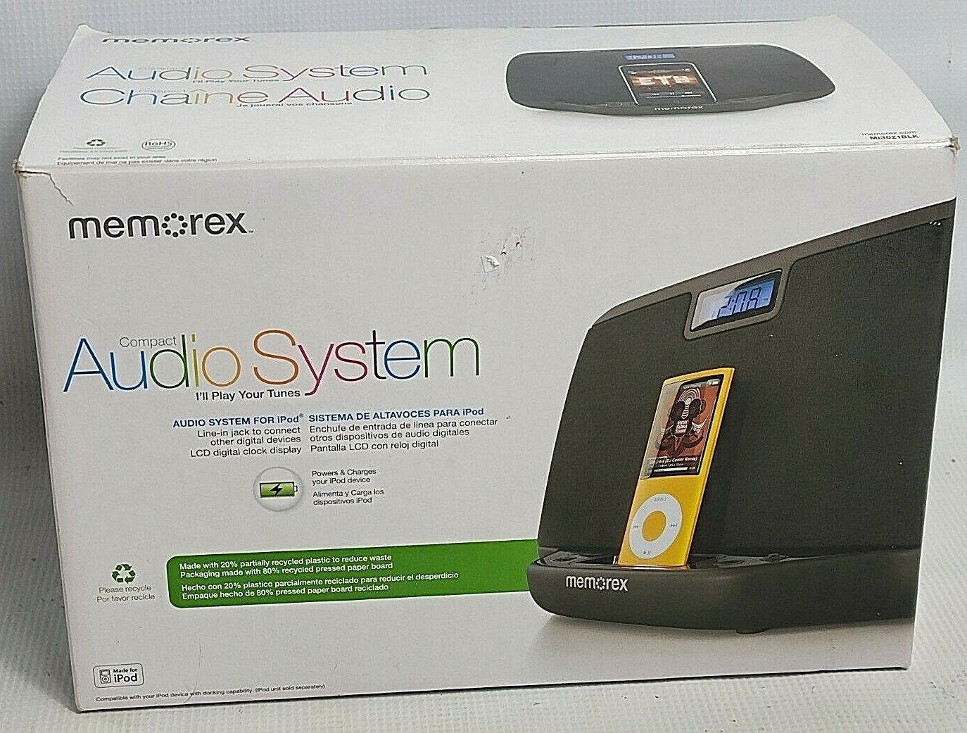 Memorex Compact Audio iPod Speaker Dock System for sale online | eBay