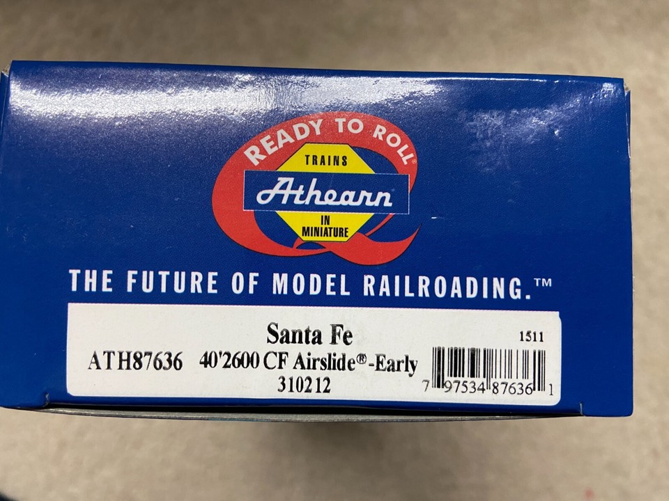 Athearn HO 87636 Santa Fe ATSF GATC 2600 Airslide Covered Hopper | eBay