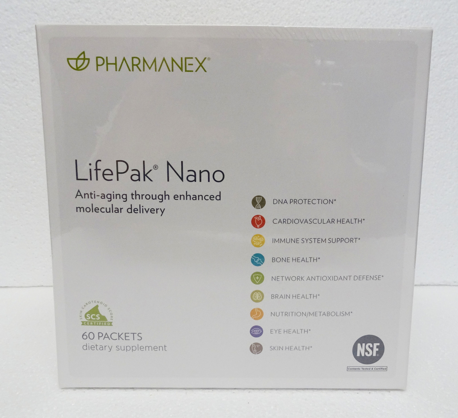 Nu Skin Nuskin Pharmanex LifePak Nano 60 packets Sealed Box Bundle | eBay