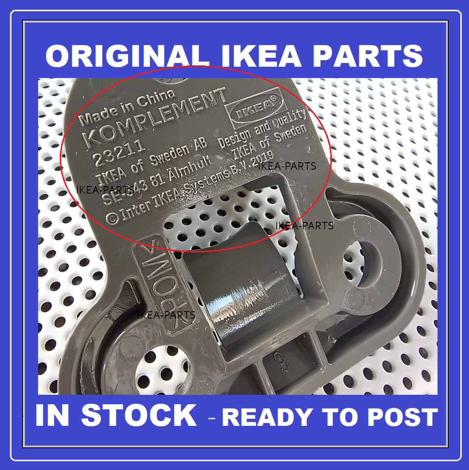 Ikea PAX wardrobe brackets screws KOMPLEMENT rail 130527 130627 100325 ...