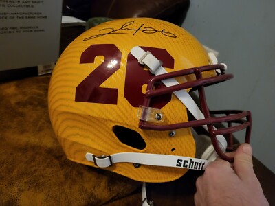 Clinton Portis autographed Redskins Full Size Replica Helmet Schwartz ...