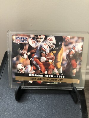 1991 Pro Set - Heisman Hero #39 Barry Sanders | eBay