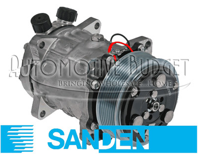 A/C Compressor w/Clutch for Sanden 4710 - Caterpillar - NEW OEM | eBay