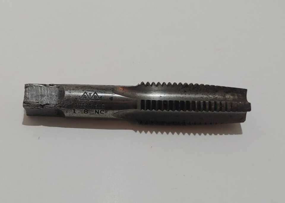 Vintage 1" Tap Greenfield GTD coarse thread 8 NC tool | eBay