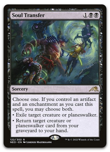 Soul Transfer #122 (NM) Kamigawa Neon Dynasty NEO Magic MTG | eBay
