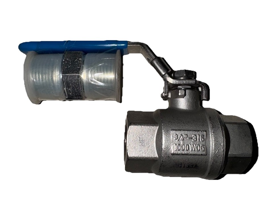 RUB Inc. Ball Valve 3/4” - 316 1000 WOG | eBay