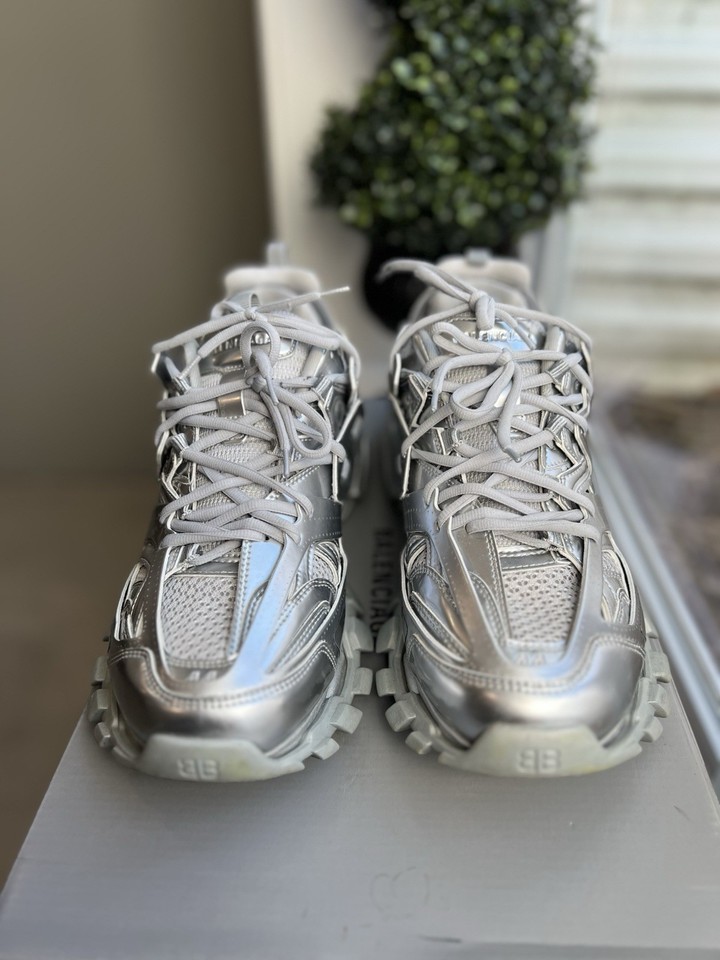 Balenciaga Triple Silver Track Runners 44EU | eBay