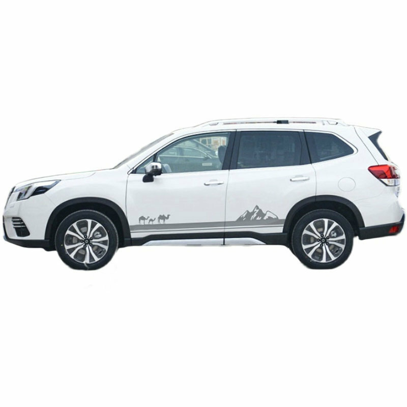 Waist Line Car Sticker For Subaru Forester Graphics Mountain Side Door ...