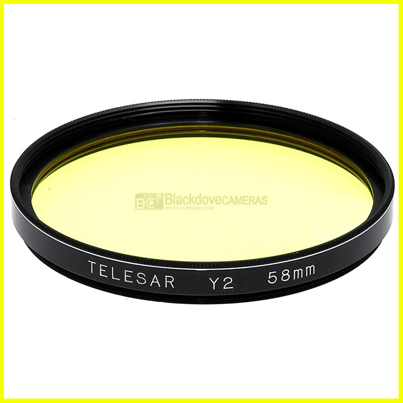 55mm Yellow Colored Filter Y2 Telesar Screw Mount M55 | eBay