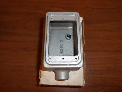 NEW APPLETON FD-1-50 SINGLE 1 GANG DEVICE BOX 1/2" | eBay