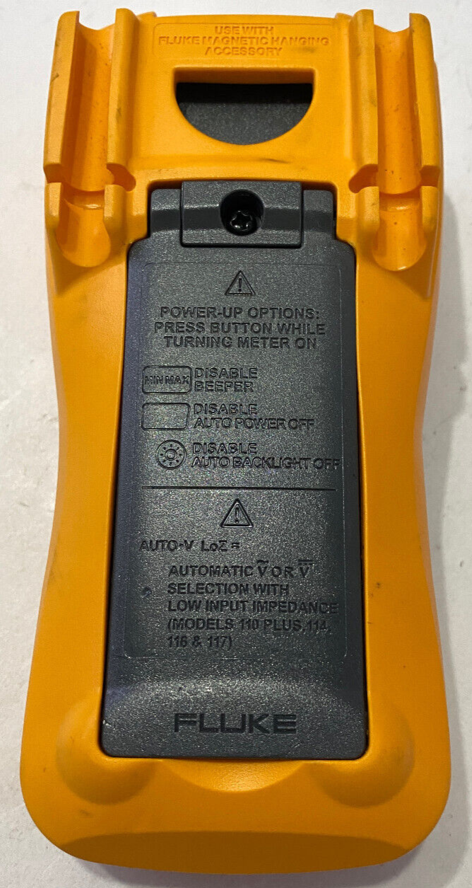 Fluke 110 Plus True RMS Multimeter w/ Genuine Fluke Leads, 10 Amp 600 ...