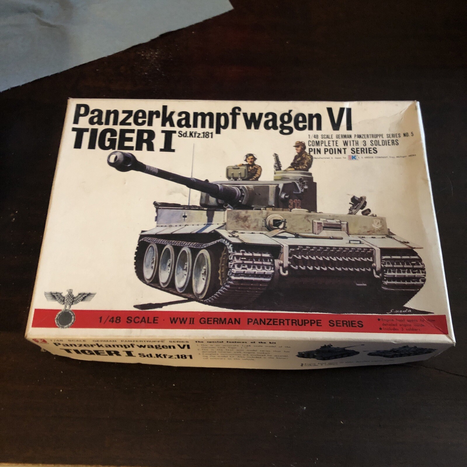 1/48 Bandai Panzerkampfwagen VI Tiger I Model Kit Parts Sealed | eBay