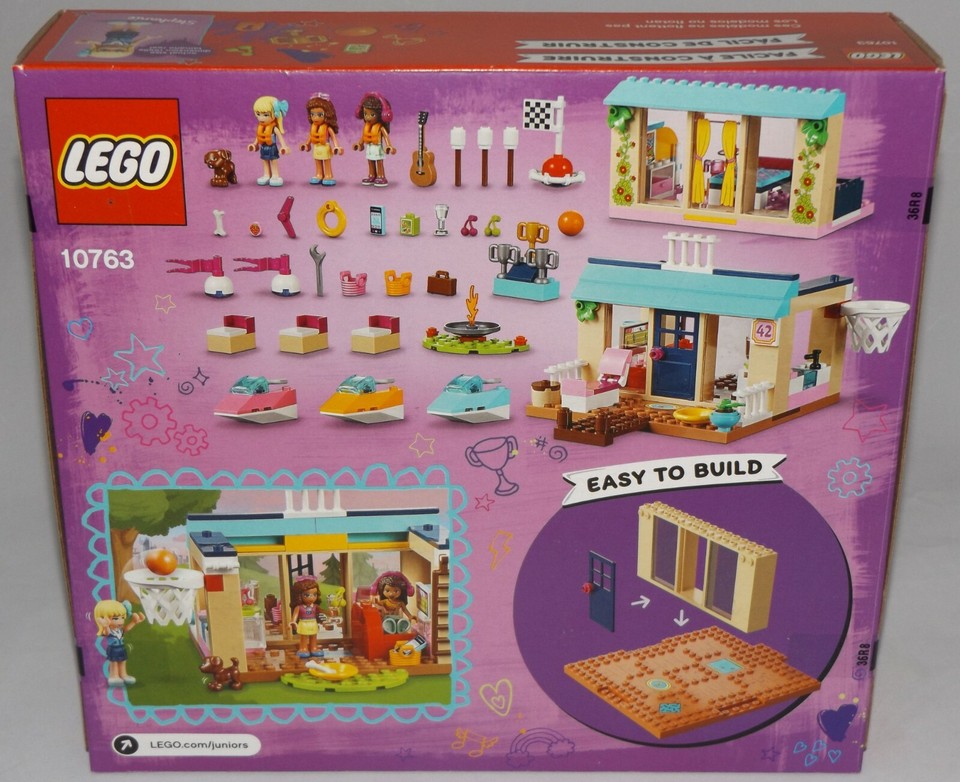 LEGO 10763 Stephanie's Lakeside House Friends Juniors Easy Built Andrea ...