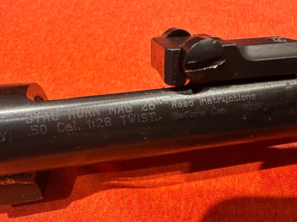 CVA Stag Horn In-line Muzzleloader 26" .50 1:28 Twist Barrel w/ Breech ...