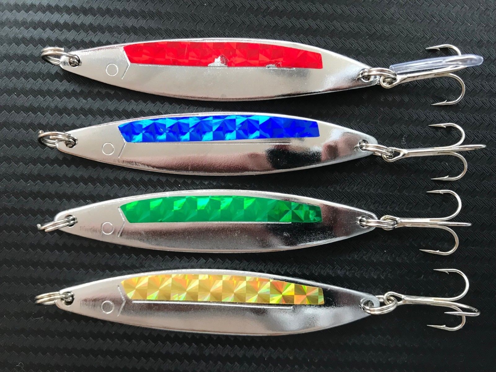 4x Metal Slice 21g Micro Jig Bait Slugs Fishing Lures Tackle Salmon ...