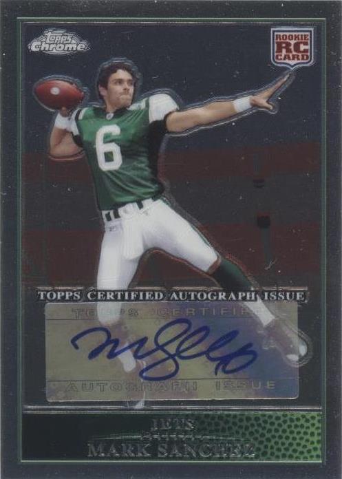 2009 Topps Chrome - Mark Sanchez #TC220 Rookie Autographs (AU, RC) for ...
