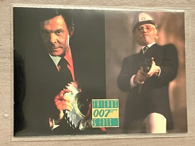 Kamal Khan & Max Zorin - James Bond 007 Trading Card. Friends & Foes | eBay