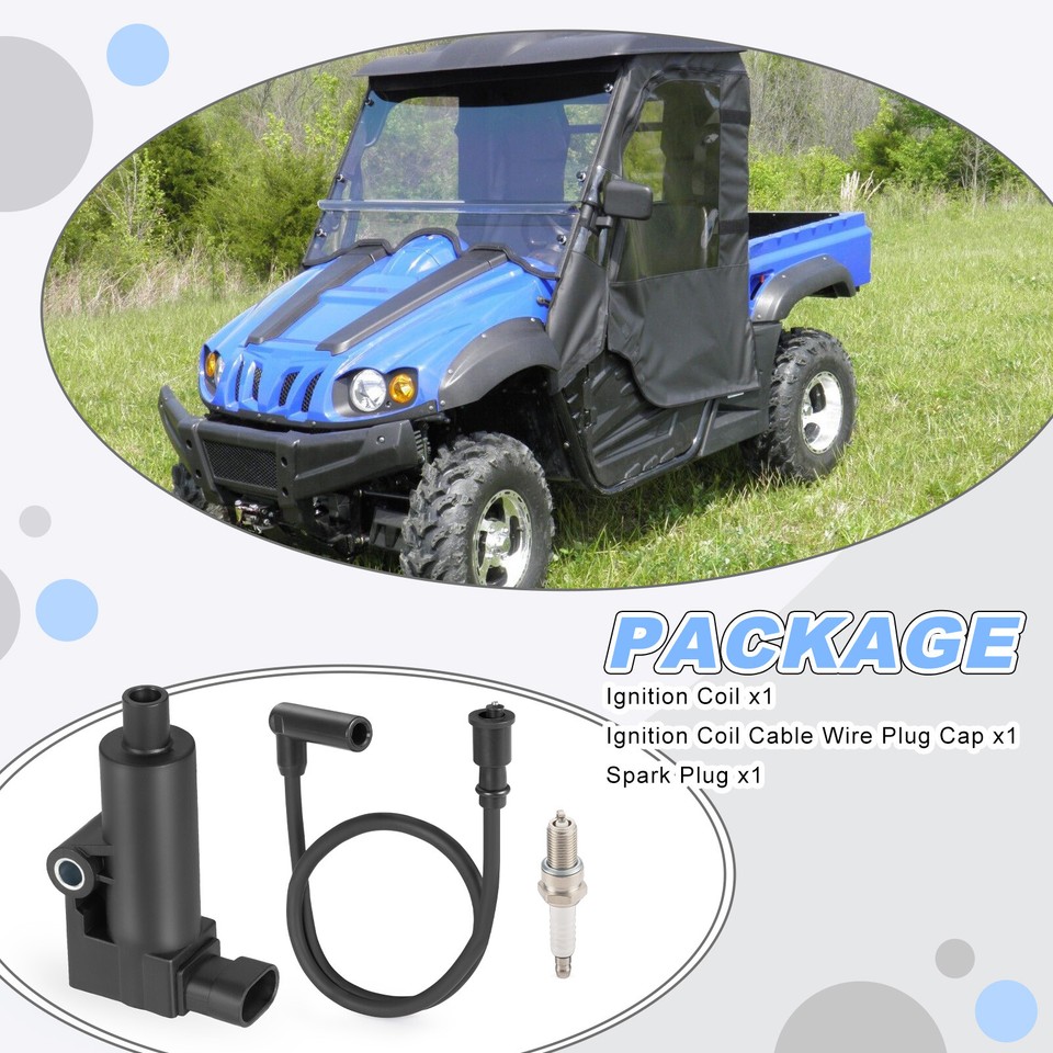 #28198992 Ignition Coil & Spark Plug W/ Wire Cap For Bennche Cowboy 250 ...