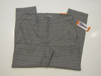 S.C. & CO. Black Plaid Pull On Slim Leg Pants Sz XXL NWT Womens | eBay