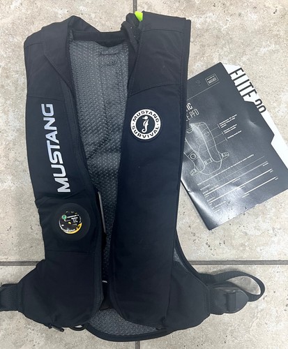 Mustang Elite Inflatable Automatic PFD - MD5183-BK for sale online | eBay