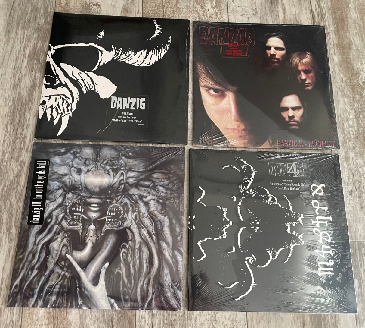 Sealed Danzig Vinyl Record Lot I II III IV Lucifuge How the Gods Kill 2 ...