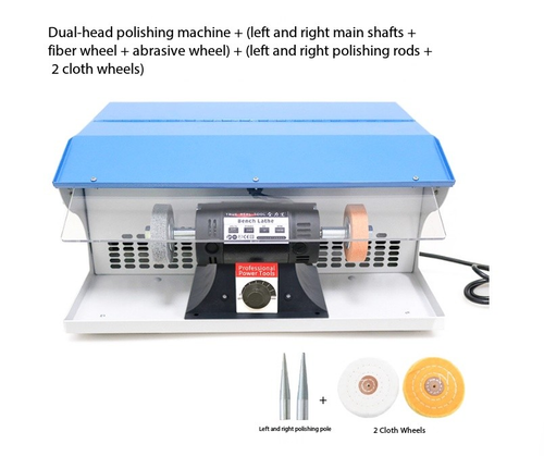 Compact Desktop Dual-Head Polishing Machine for Gold, Silver, and ...