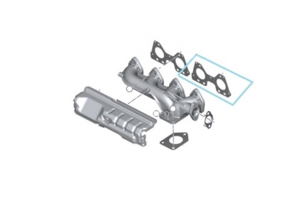 NEW BMW EXHAUST MANIFOLD STEEL GASKET N47 ENGINE 11628509783 | eBay
