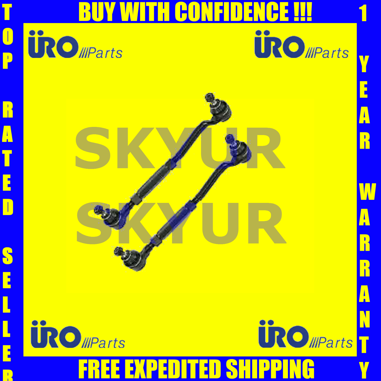 Mercedes W140 S500 S420 S320 Steering Tie Rod Assembly SET (QTY 2 ...