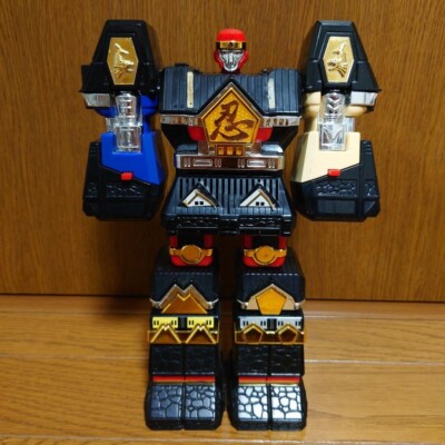 Power Rangers Alien Ninja Sentai Kakuranger DX Muteki Shogun Megazord ...