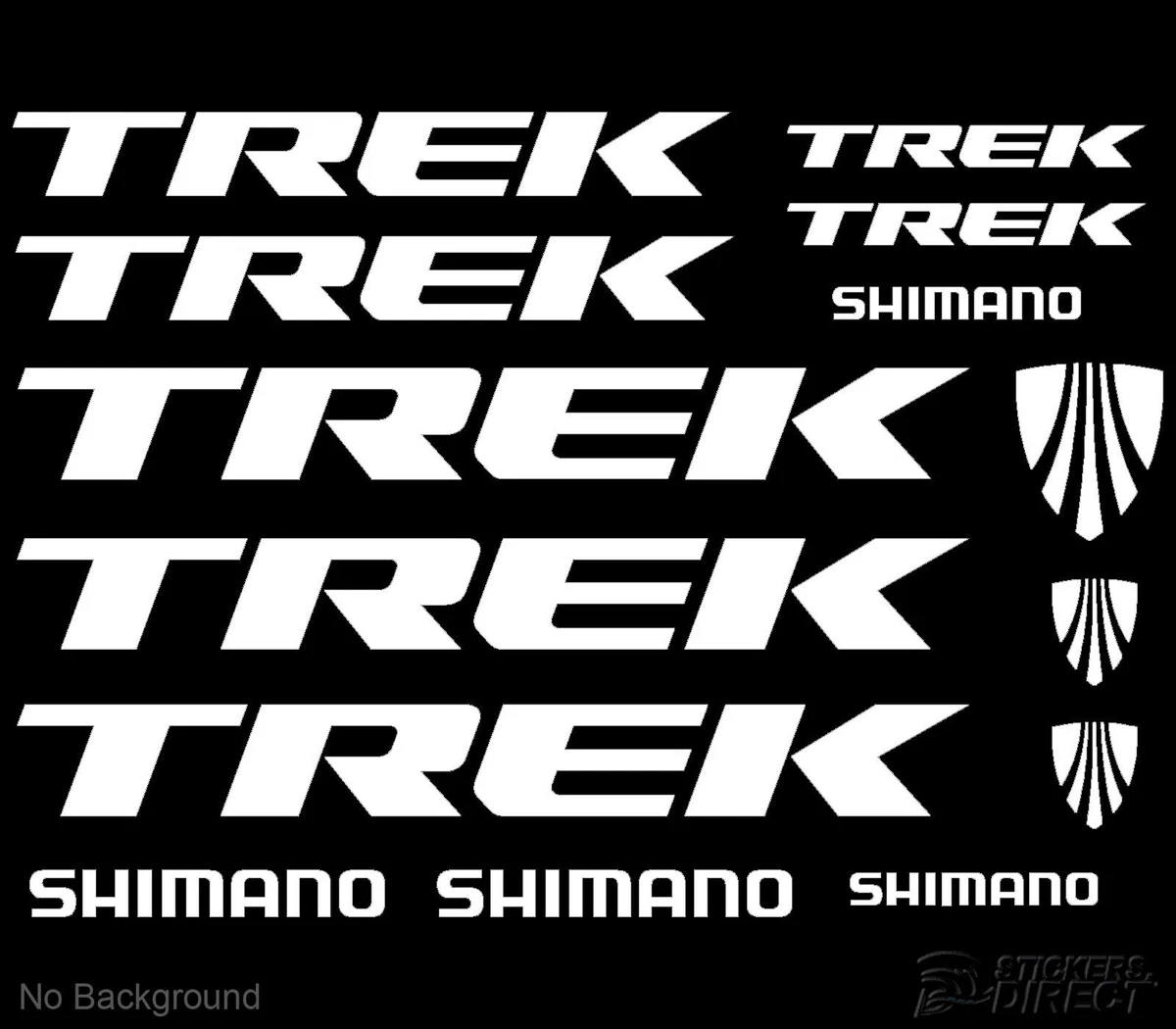 1400 Trek Bicycle Stickers