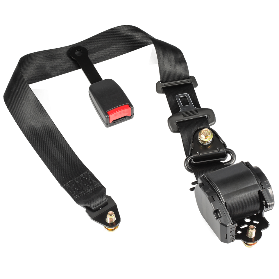Universal 3 Point Inertia Seat Belts Retractable Car Safety Belt ...