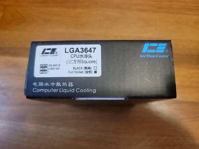 IceMan Cooler LGA3647 Full Nickle CPU Block (ICE-SKY-E) | eBay